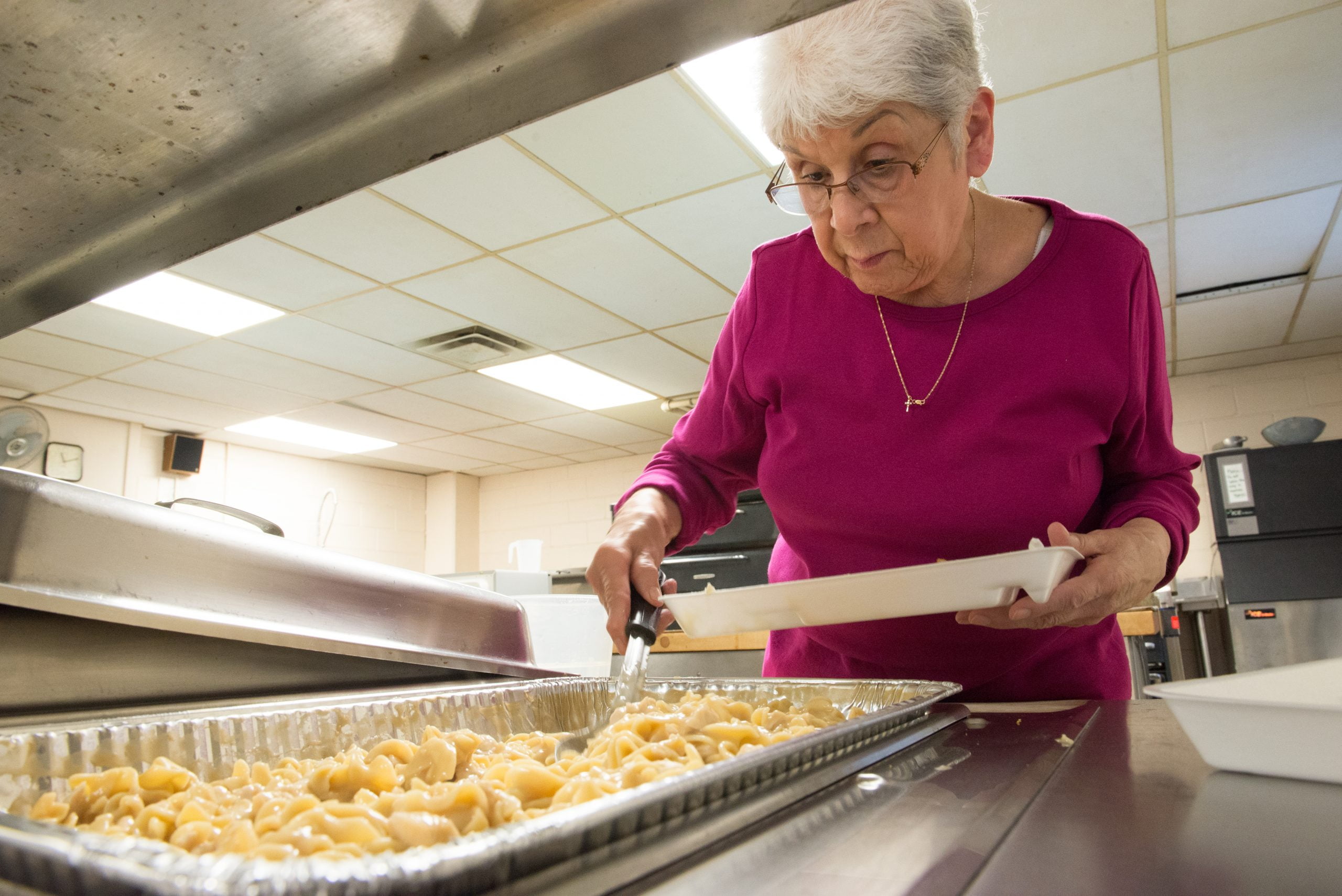 Lunch lady serves up a daily helping of love - The Leaven Catholic ...