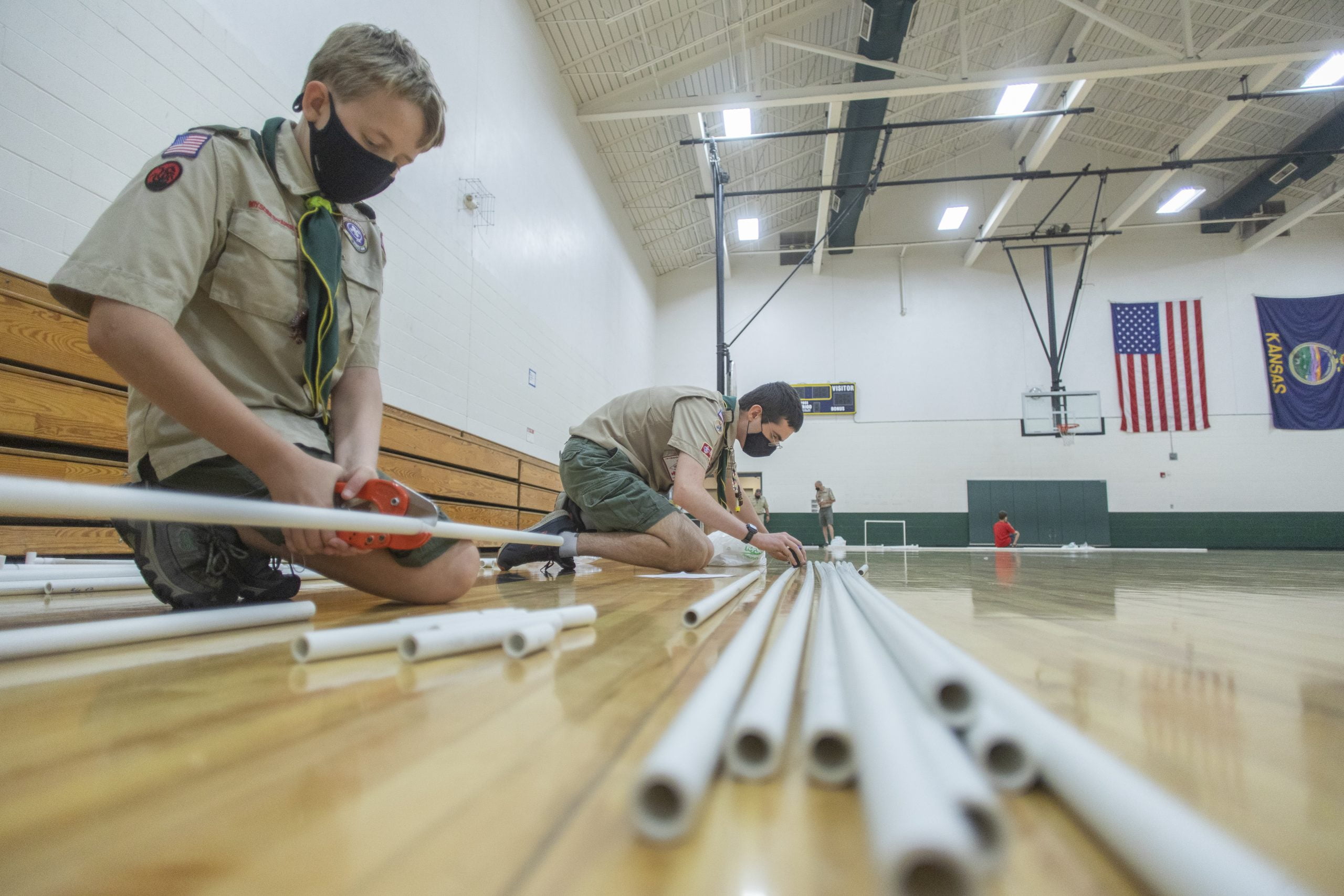 Scouts help school prepare to meet COVID challenges - The Leaven ...