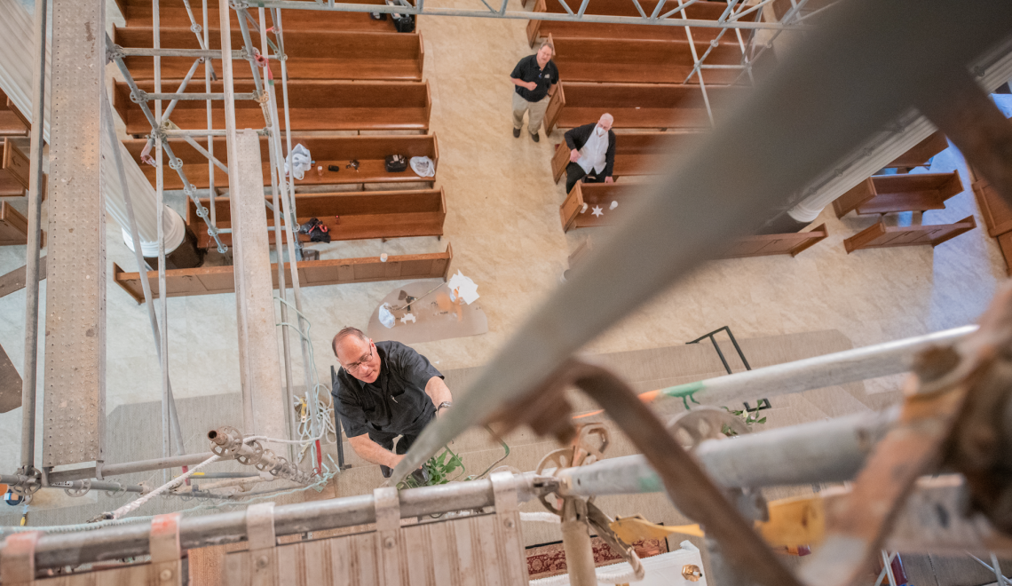 Photographer scales new heights to get the shot - The Leaven Catholic ...