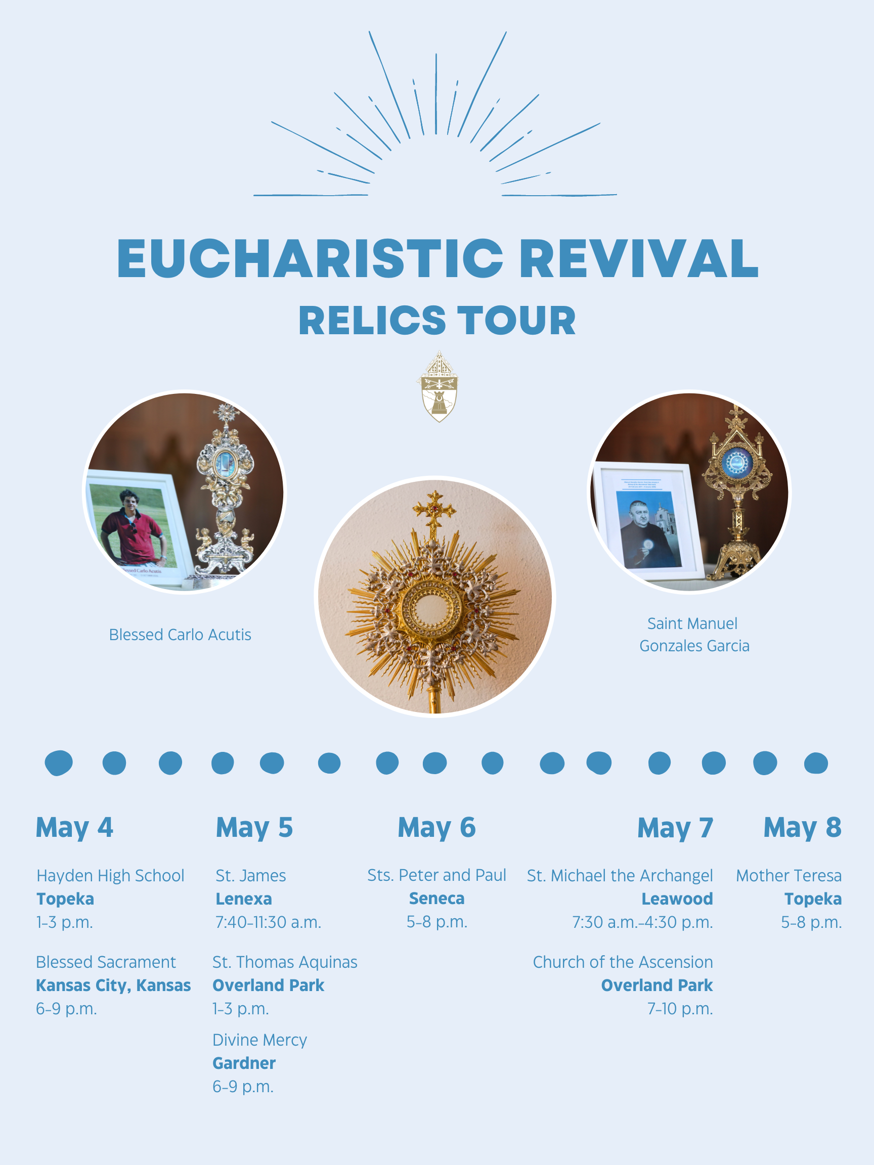 Blessed Carlo Acutis relics tour to stop in archdiocese - The Leaven ...