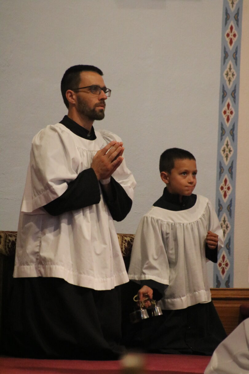 Father son duo provides example in serving Mass together - The Leaven ...