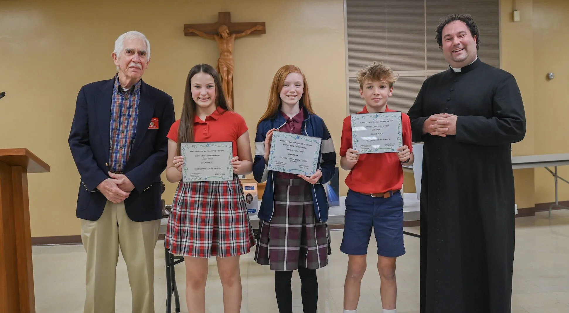 Serra Club of KCK honors essay contest winners - The Leaven Catholic ...