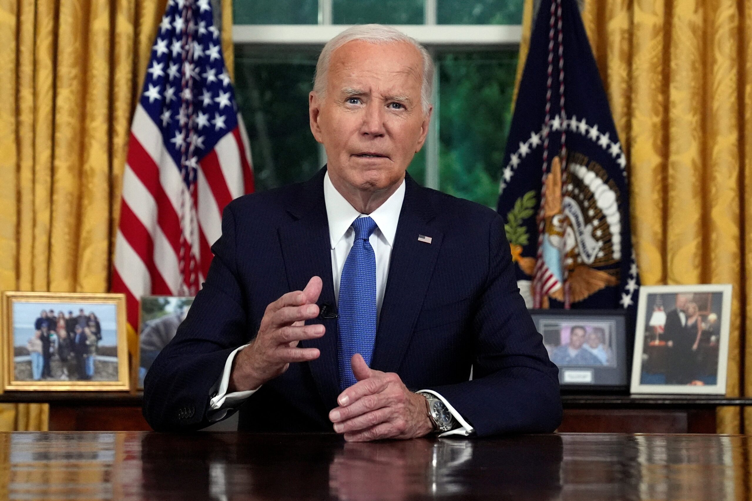 Biden addresses historic decision to end reelection bid: 'The best way ...