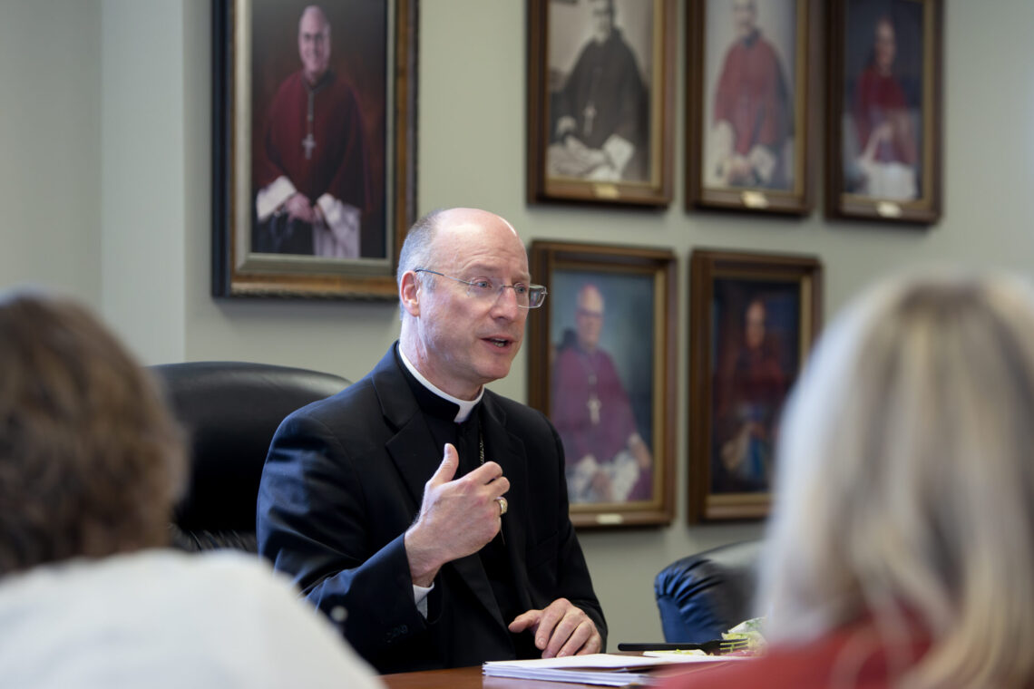 Archbishop McKnight forms cabinet - The Leaven Catholic Newspaper